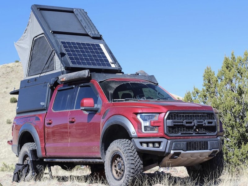 Camp King Industries Canopy Camper for Ford F-150 5.5ft