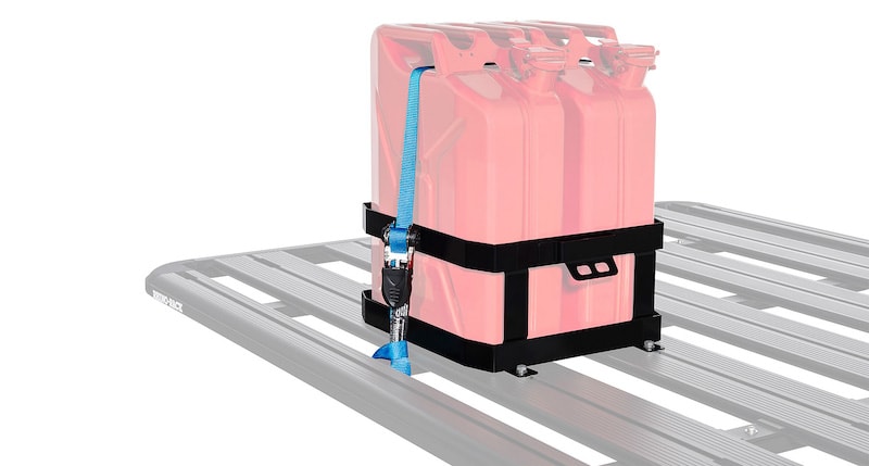 RHINO-RACK Double Jerry Can Holder (Vertical)