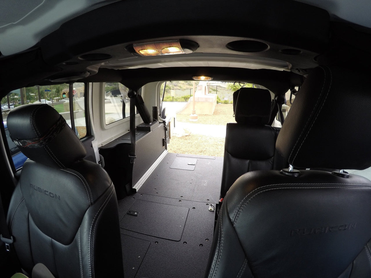 GOOSE GEAR Jeep Wrangler 2007-2018 JKU 4 Door - Second Row Seat Delete