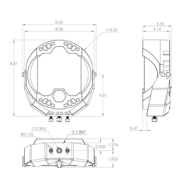 BAJA DESIGNS LP9 Pro Forward Projecting LED Off Road Light