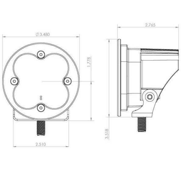 BAJA DESIGNS Squadron Sport Off Road LED Light (Single, Pair)